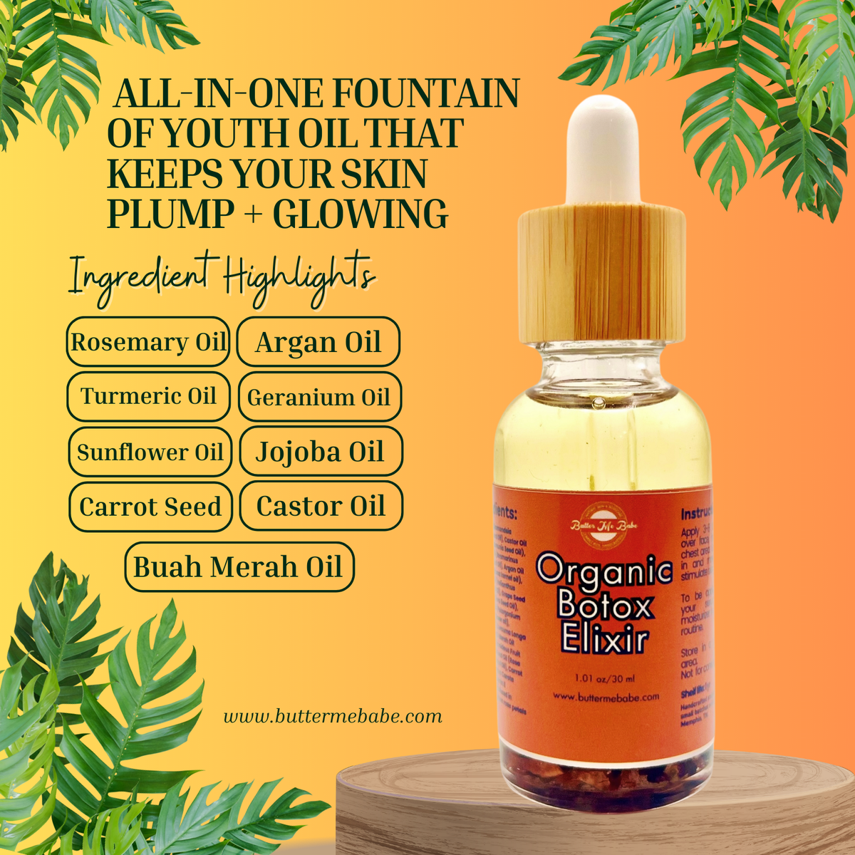 Organic Botox Elixir – Butter Me Babe